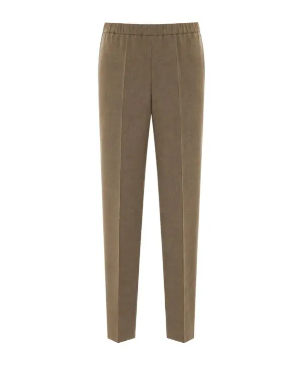 Fabiana Filippi Elasticated Waist Trousers - Brown