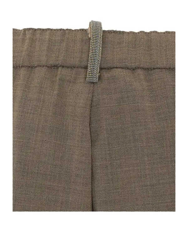 Fabiana Filippi Elasticated Waist Trousers - Brown