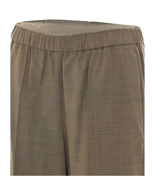 Fabiana Filippi Elasticated Waist Trousers - Brown
