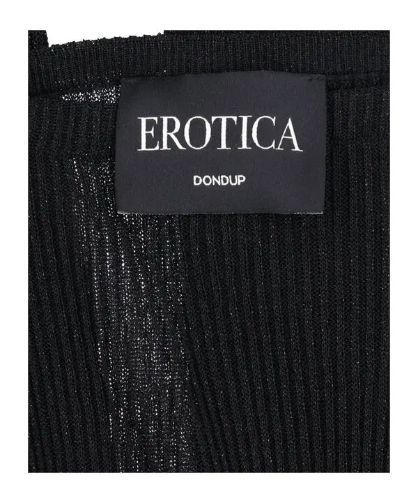 DONDUP Erotica" Logo Patch Knitted Trousers