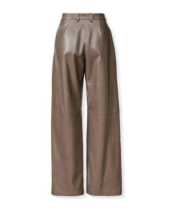 Fabiana Filippi Straight-leg Leather Trousers