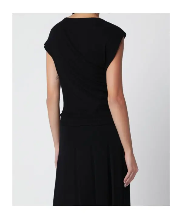 VIVIENNE WESTWOOD Asymmetric Top With Embroidered Orb