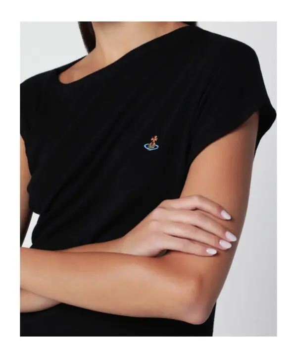 VIVIENNE WESTWOOD Asymmetric Top With Embroidered Orb