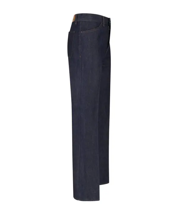 Loro Piana Straight-leg Jeans With Contrast Stitching