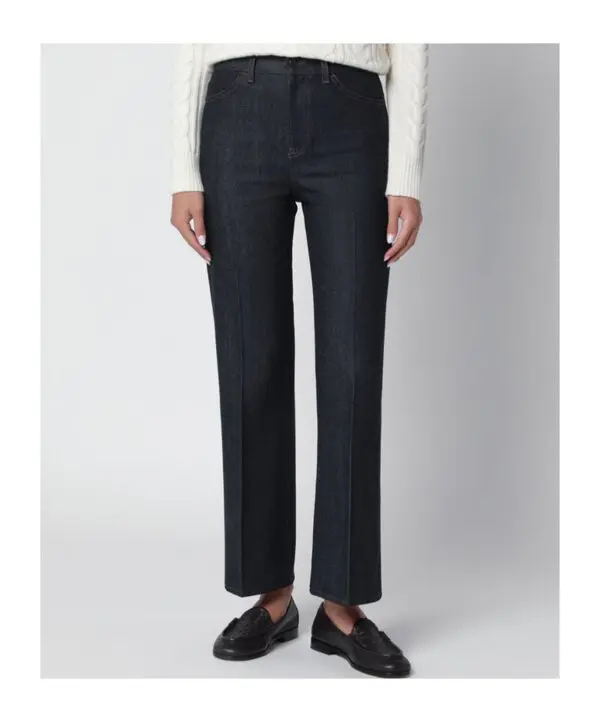 Loro Piana Straight-leg Jeans With Contrast Stitching