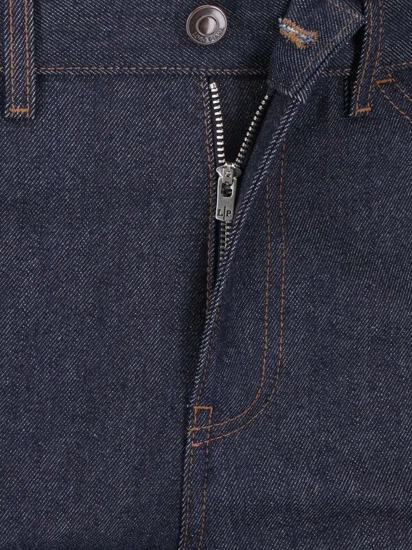 Loro Piana Straight-leg Jeans With Contrast Stitching