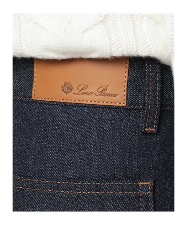 Loro Piana Straight-leg Jeans With Contrast Stitching