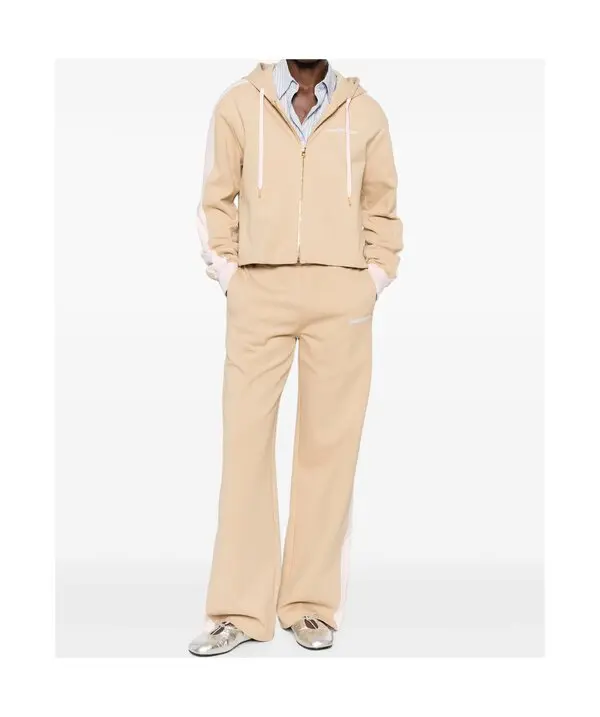 Casablanca Punto Side-stripe Zip-up Hoodie