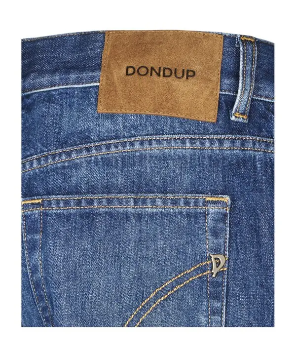 DONDUP Logo Patch Straight-leg Jeans