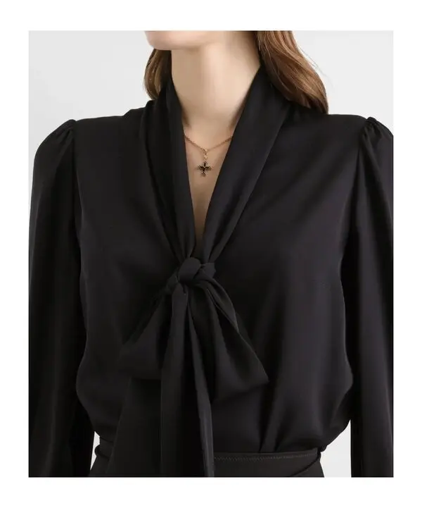 Dolce & Gabbana Stretch Charmeuse Blouse