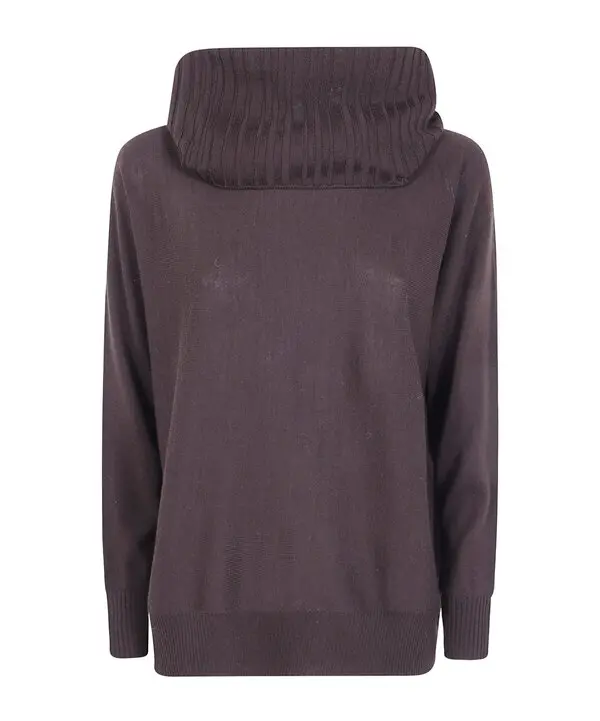 D.exterior High-neck Knit Sweater