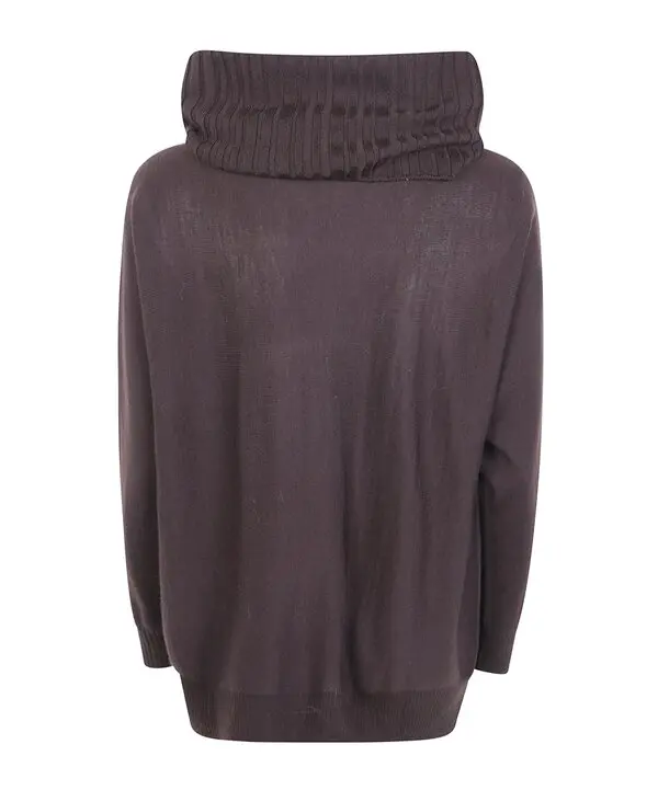 D.exterior High-neck Knit Sweater