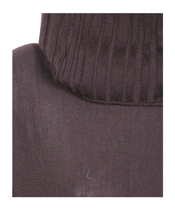 D.exterior High-neck Knit Sweater