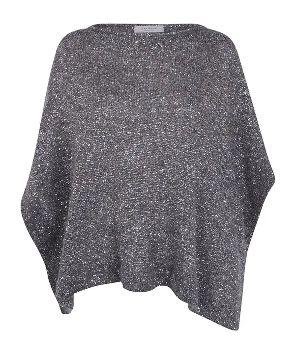 D.exterior Crystal-embellished Knit Top