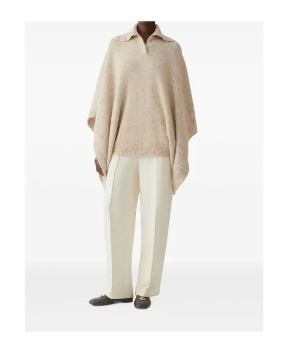 Fabiana Filippi High Neck Cape - No