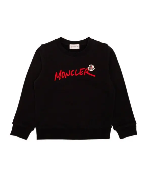 Moncler Long Sleeve Crewneck Sweatshirt With Logo
