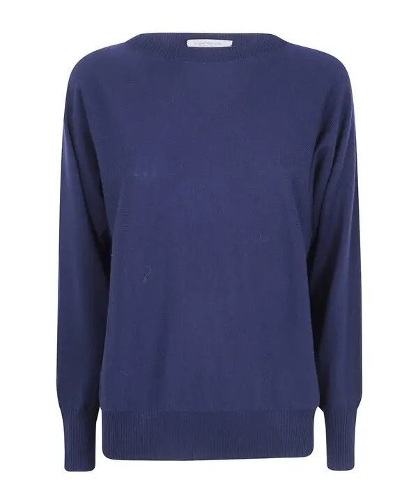 D.exterior Ribbed-knit Crew-neck Top