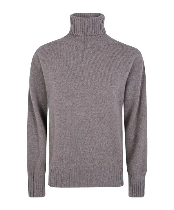D.exterior High-neck Knit Sweater