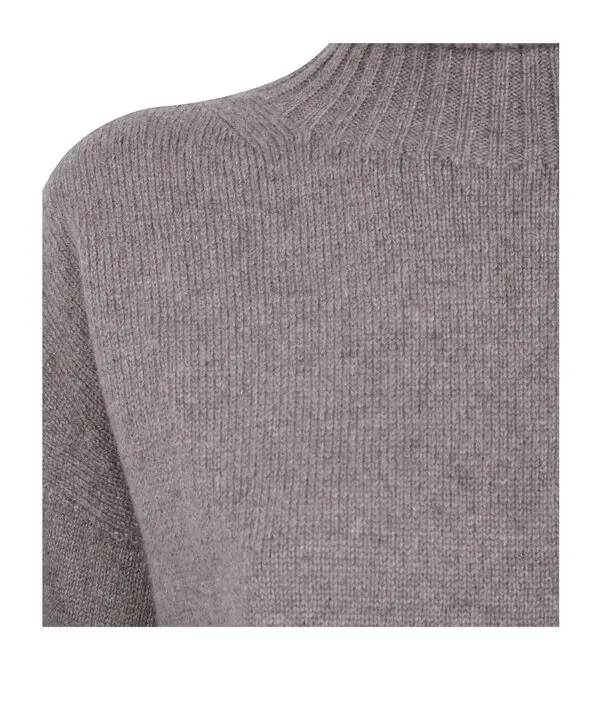 D.exterior High-neck Knit Sweater