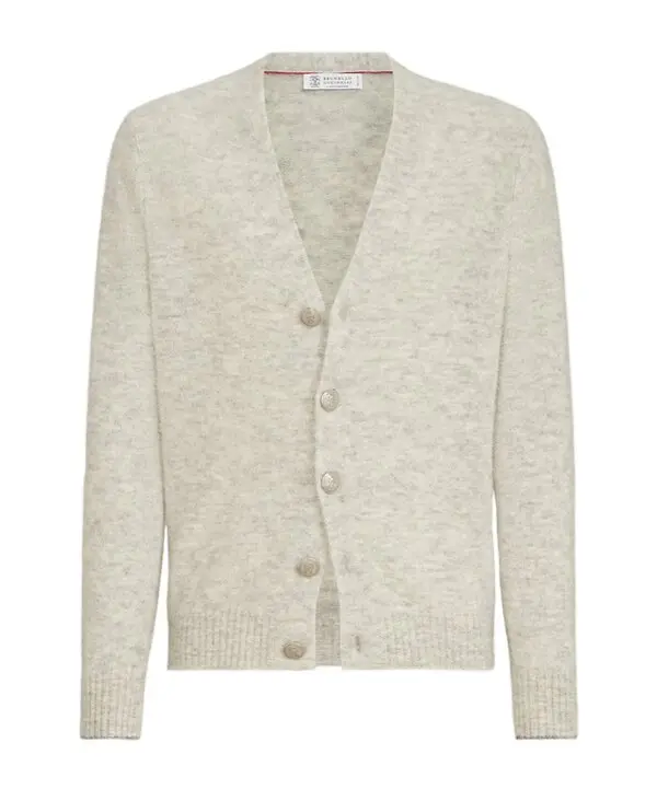 Brunello Cucinelli Alpaca, Cashmere And Wool Cardigan