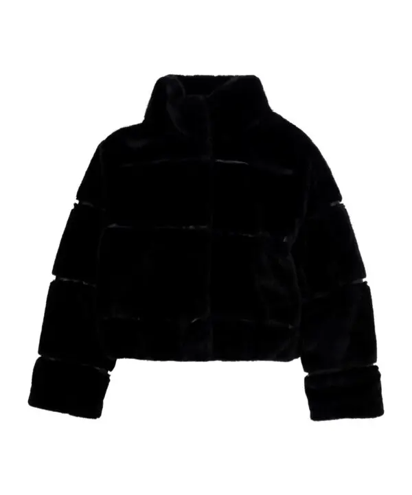 Monnalisa Faux Fur Zip-up Jacket