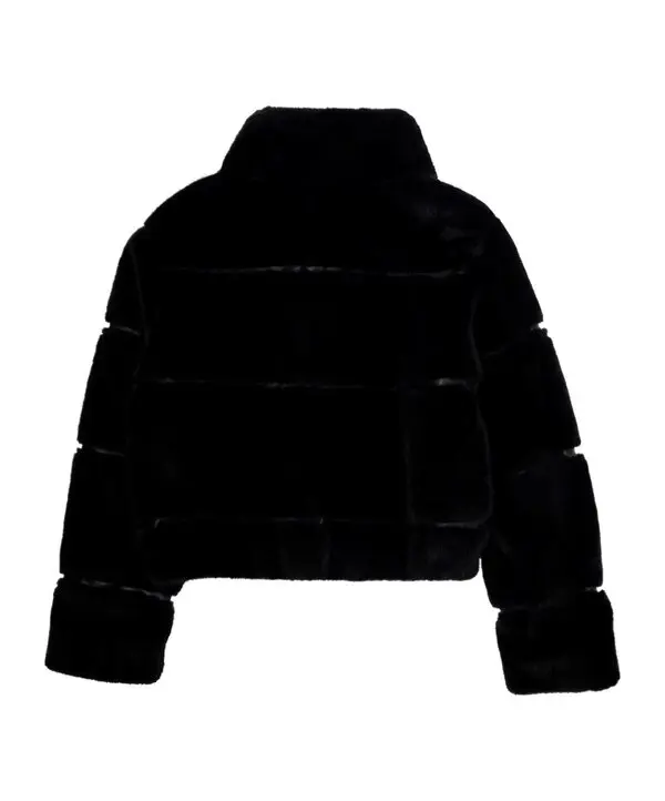 Monnalisa Faux Fur Zip-up Jacket