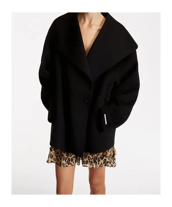 Marella Double-breasted Wool-blend Coat