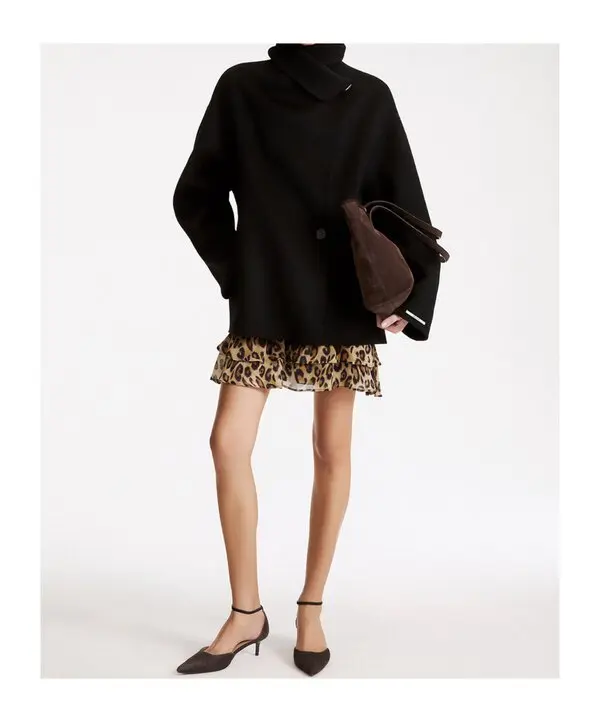 Marella Double-breasted Wool-blend Coat