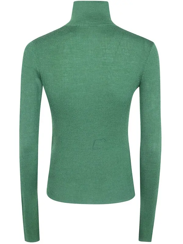 THE FRANKIE SHOP Sade Knit Zip Jumper