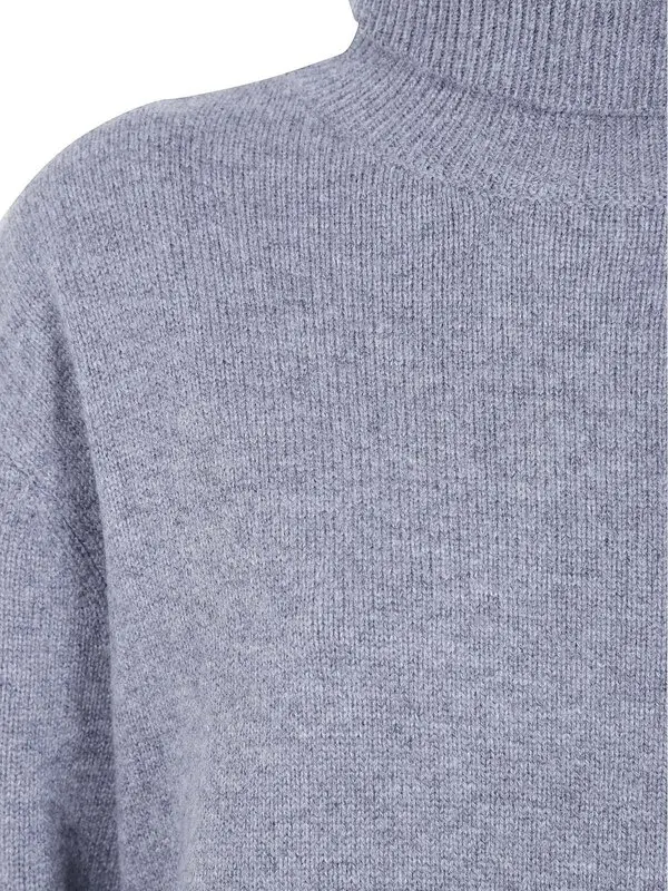 THE FRANKIE SHOP Gala' Padded Knit Turtleneck