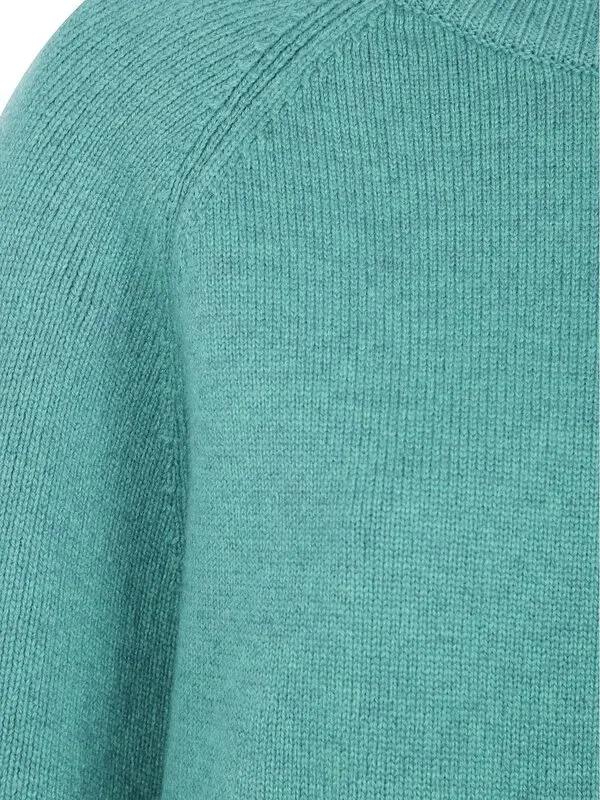 THE FRANKIE SHOP Lina Round Neck Jumper - Green