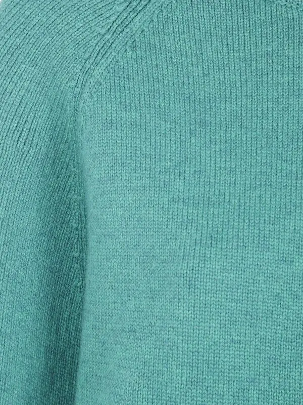 THE FRANKIE SHOP Lina Round Neck Jumper - Green