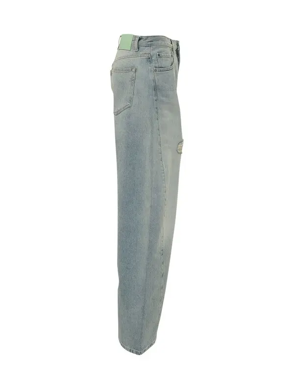 HAIKURE Clyde Double Wide-leg Jeans