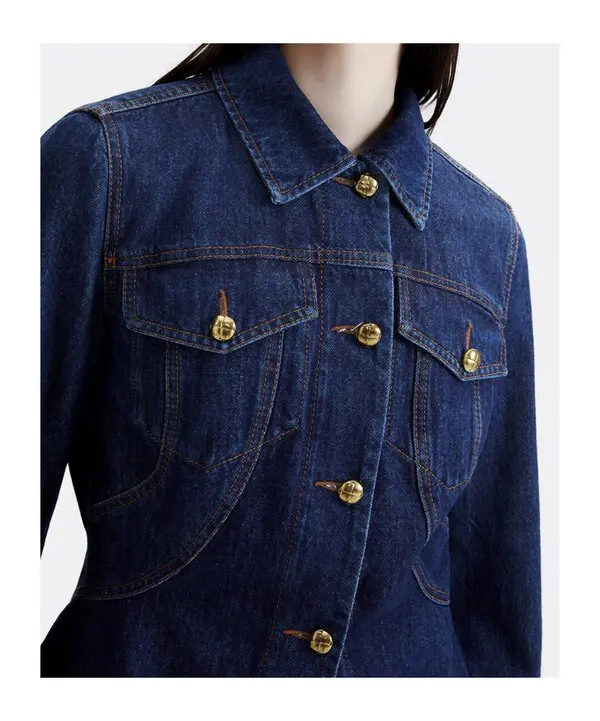 Marella Button-front Denim Jacket