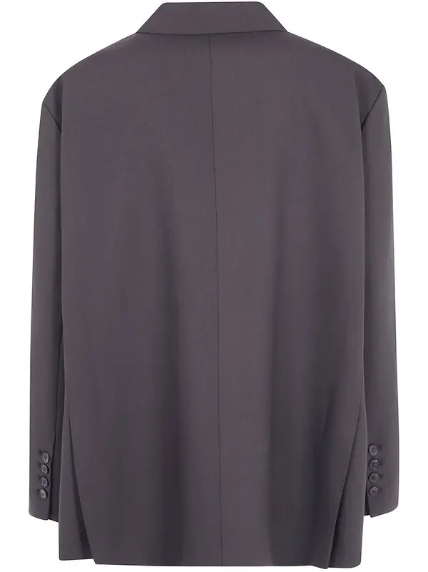 THE FRANKIE SHOP Bea Single-breasted Blazer - Grey
