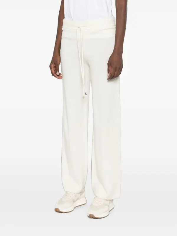 ERMANNO FIRENZE Drawstring-waist Fine-knit Trousers