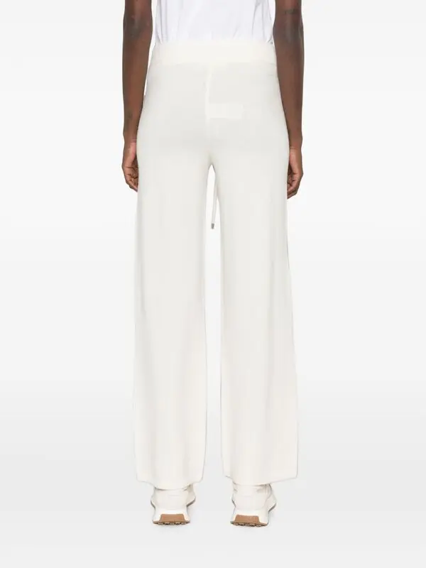 ERMANNO FIRENZE Drawstring-waist Fine-knit Trousers