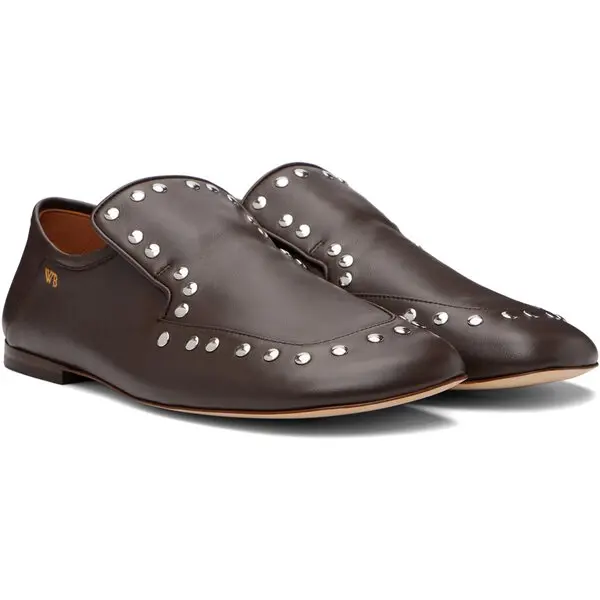 WALES BONNER Dakar Loafers With Rivet Embellishments