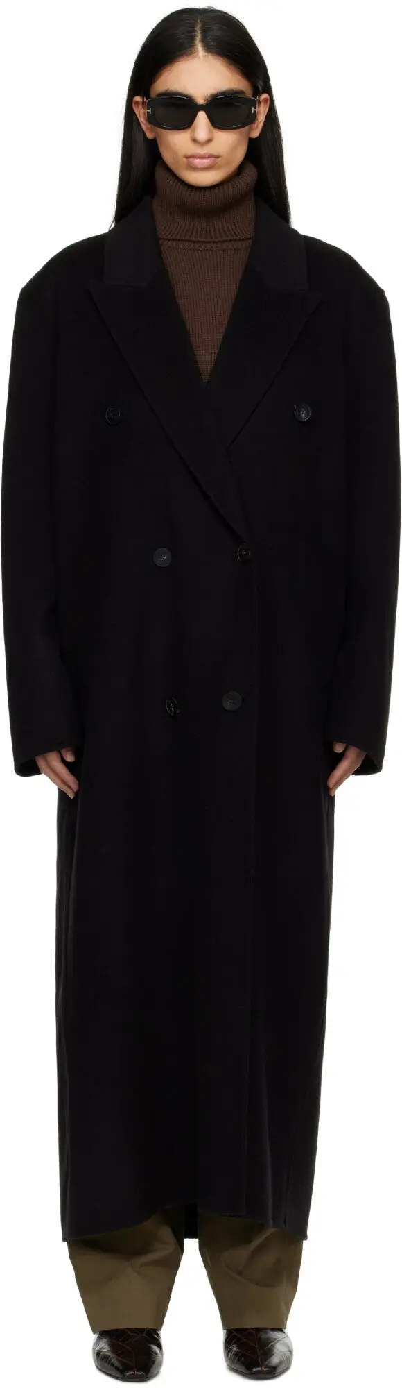 THE FRANKIE SHOP Gaia Double Breasted Coat