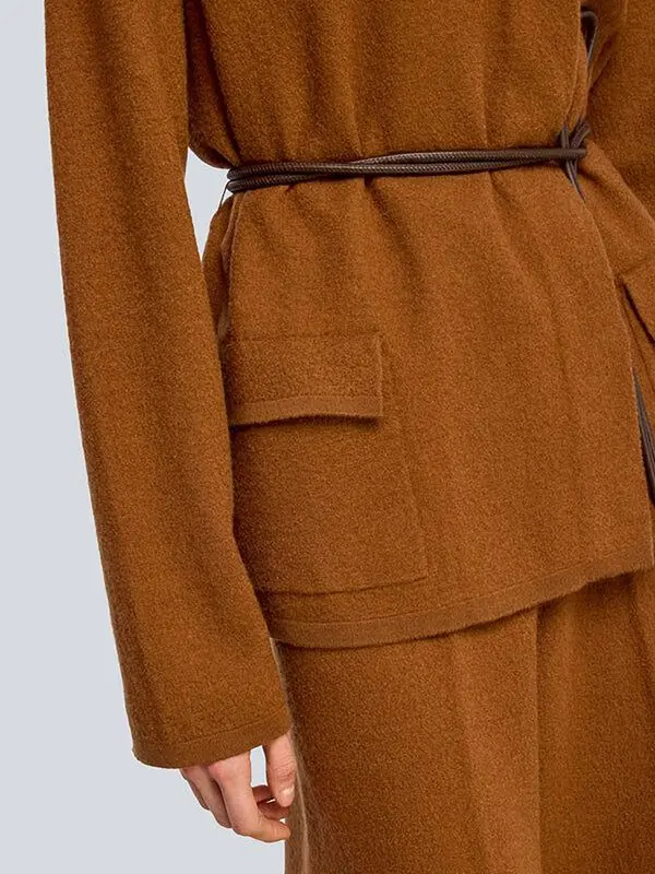 SEMICOUTURE Belted Long Sleeve Jacket