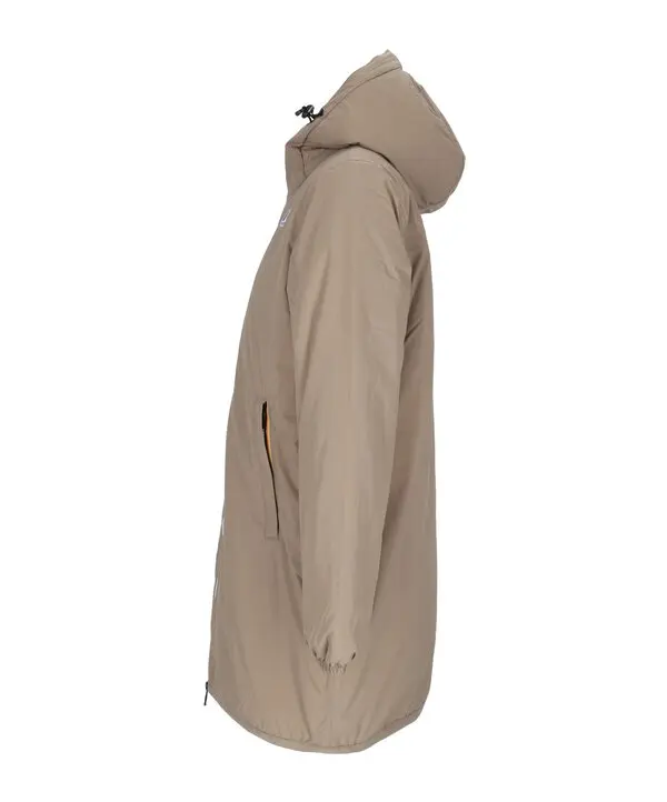 K-WAY Jacinthe Orsetto 3/4 Length Hooded Coat
