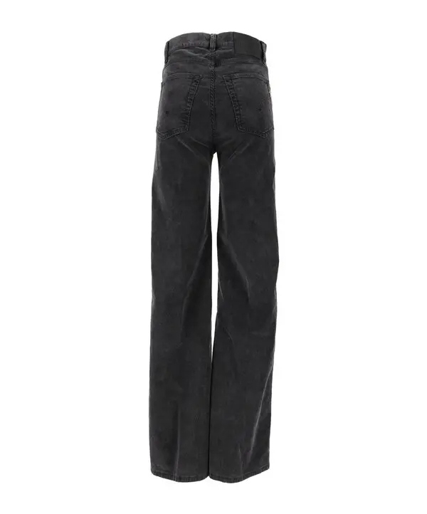 DONDUP Logo Patch Straight-leg Pants