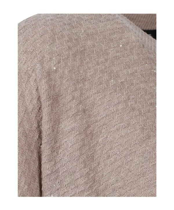 Fabiana Filippi Embroidered Cap-sleeve Knitted Top