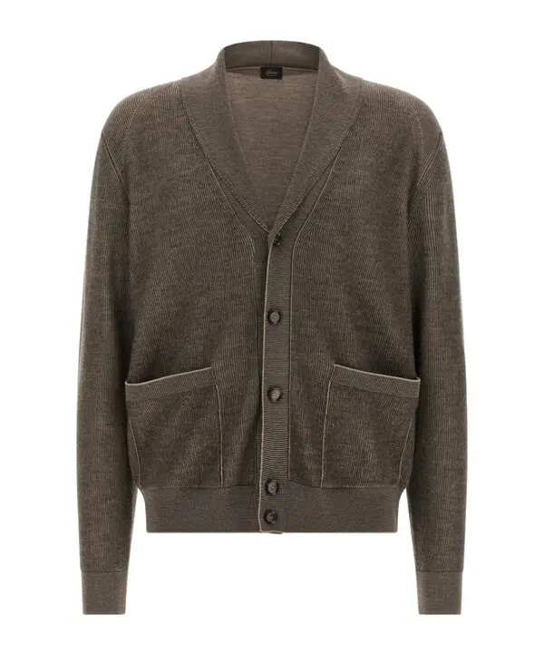 Brioni Long-sleeve Cardigan