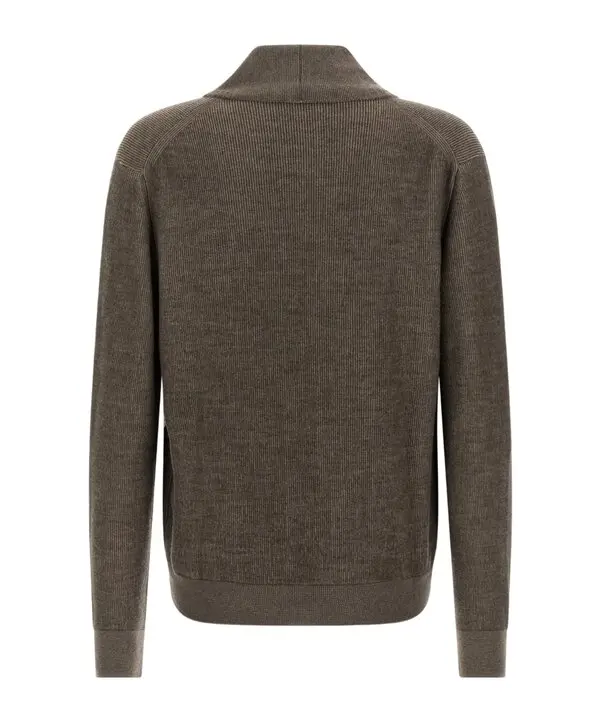 Brioni Long-sleeve Cardigan