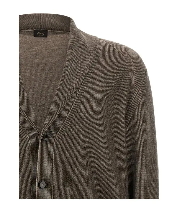 Brioni Long-sleeve Cardigan