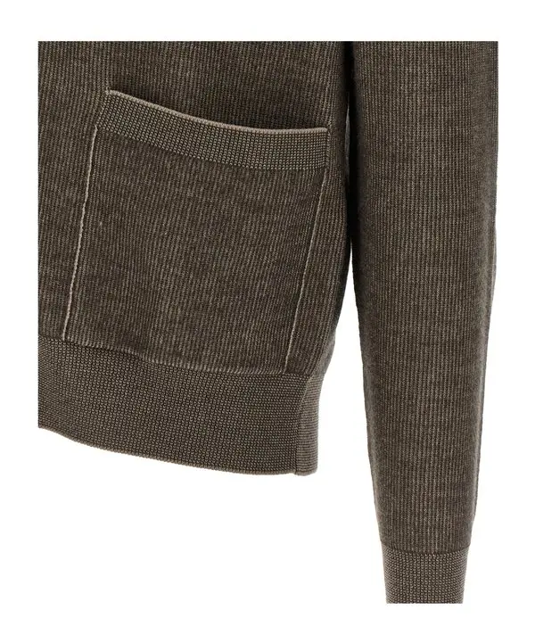 Brioni Long-sleeve Cardigan