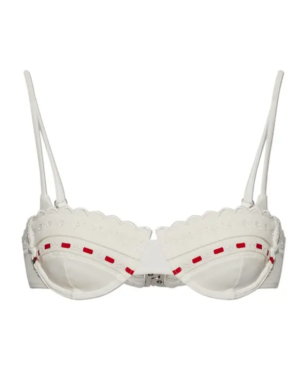 Posse Pia Swimsuit Top - White