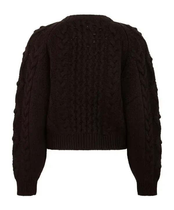 LISA YANG Cable-knit Cashmere Cardigan