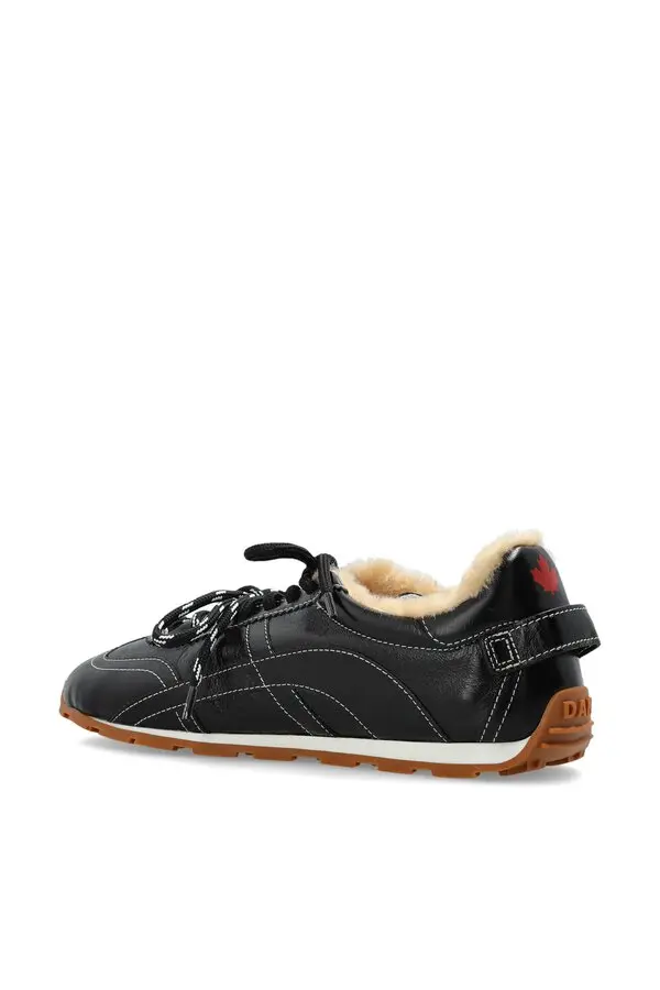 Dsquared2 Round Toe Lace-up Sneakers